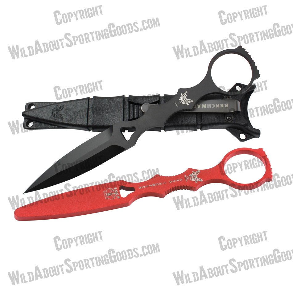 Benchmade 176BK-COMBO SOCP Dagger 3.22" Black Blade with Trainer, Black ...