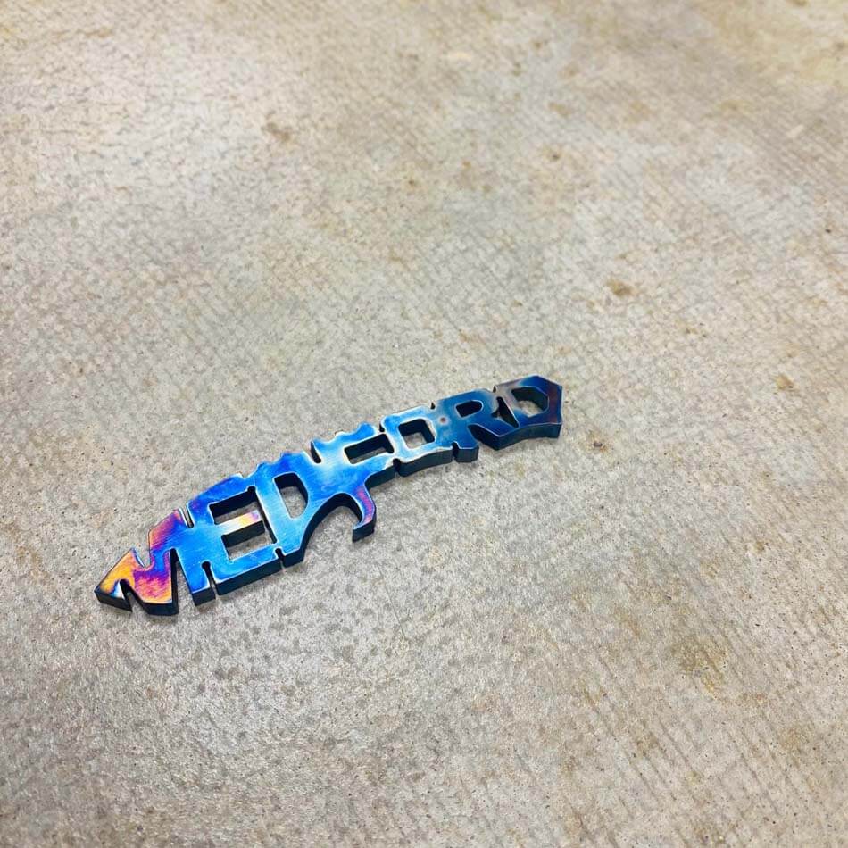 Medford Bottle Opener Faced and Flamed Both Sides