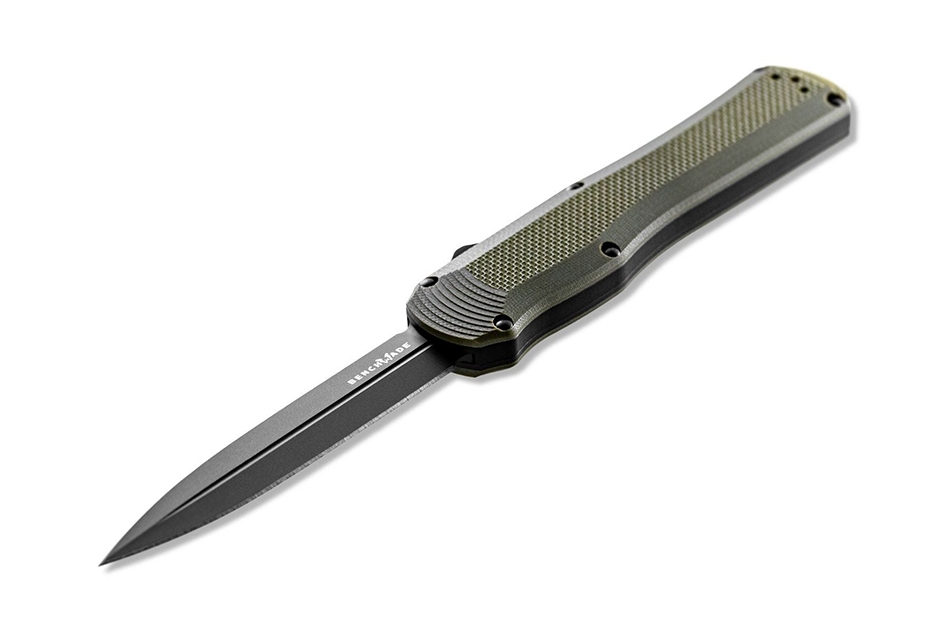 Benchmade 3400BK-1 Autocrat AUTO OTF 3.71" Black DLC Coated Finish ...