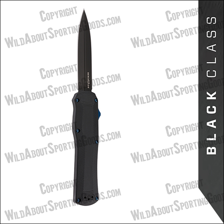 Benchmade 3400BK Autocrat AUTO OTF 3.71" Black DLC Coated Finish Double ...