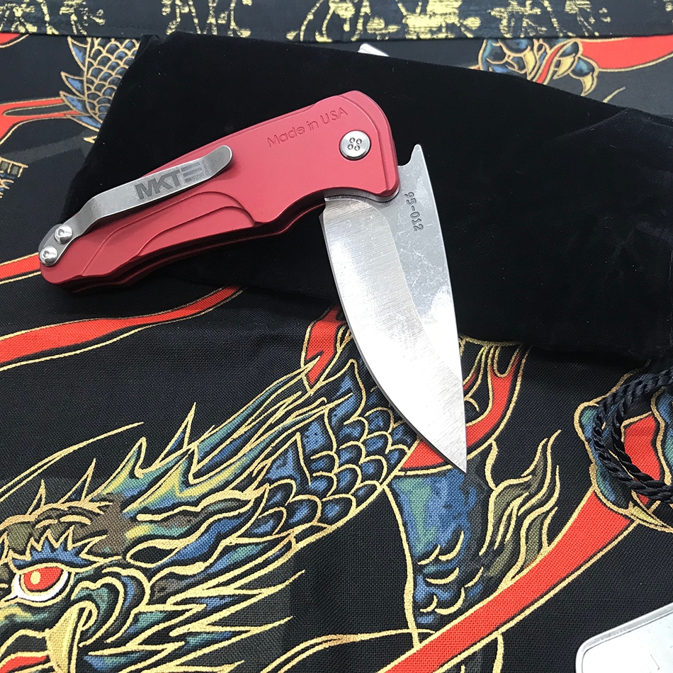 Medford Smooth Criminal Crimson Red S35VN Blade 3" Folding Knife Serial ...
