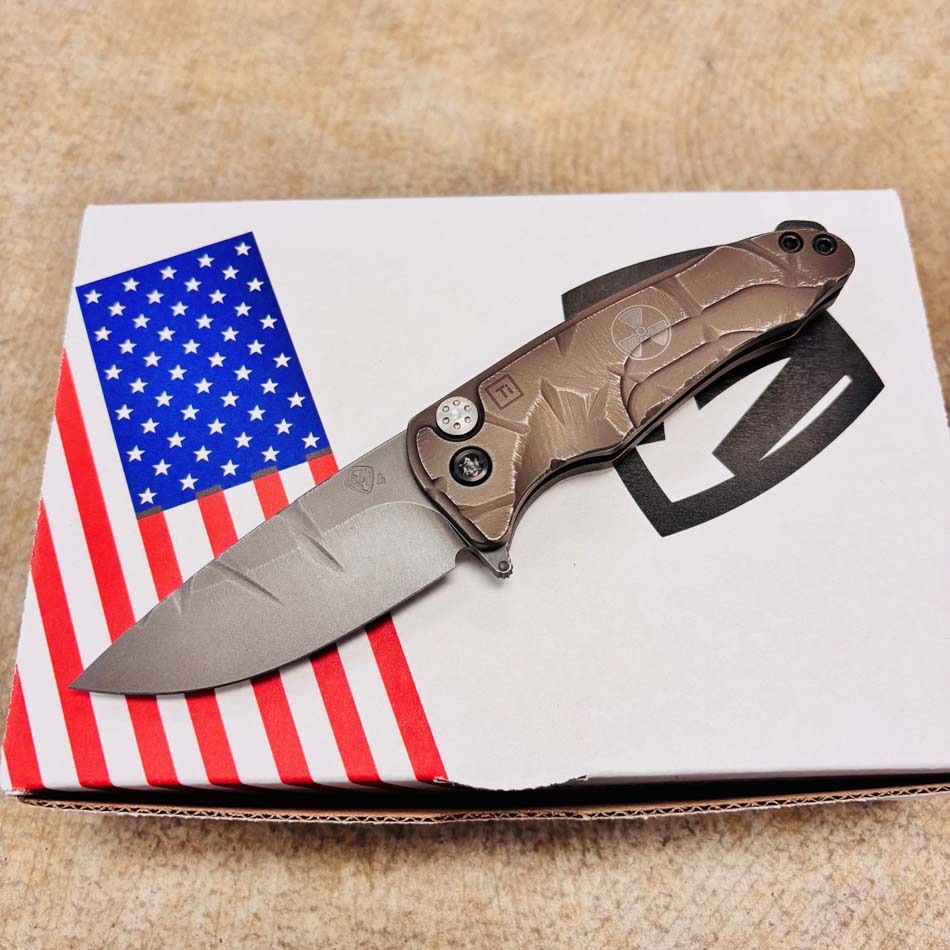 Medford Smooth Criminal Ti S45VN 3" Acid Distressed Fallout Blade ...