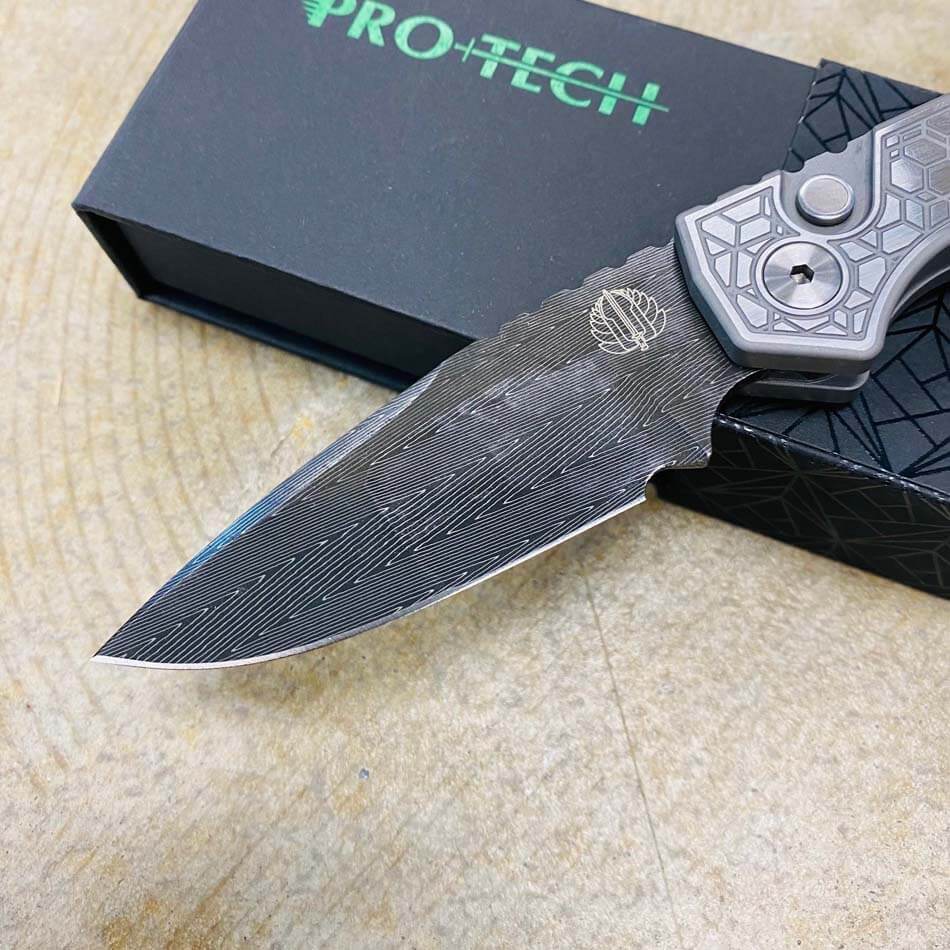 ProTech 2023 Strider PT+ Custom 003 17-4 Stainless Steel with Gridlock ...