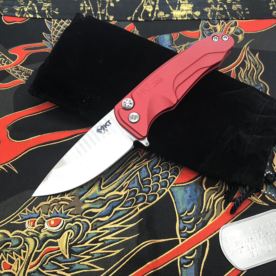 Medford Smooth Criminal Crimson Red S35VN Blade 3" Folding Knife Serial ...