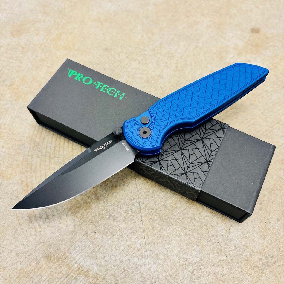 PROTECH TR-3 Integrity INT106-BLUE Clip Point 3.5" Manual Relic ...